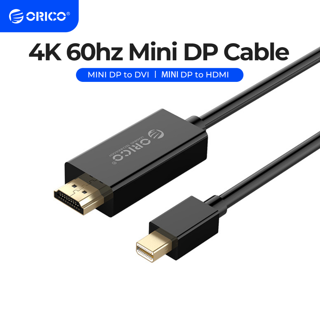 Orico 4K60hz Mini DP Extension Cable DP to DVI DP to HDMI Adapter Male ...
