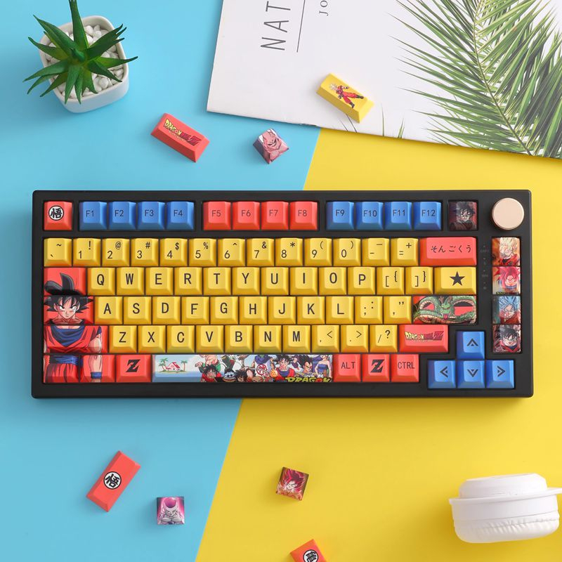 Keycapเท่านั้นDragonBall Son-goku Theme Keycap 126 คีย์โปรไฟล์เชอร์รี่ ...