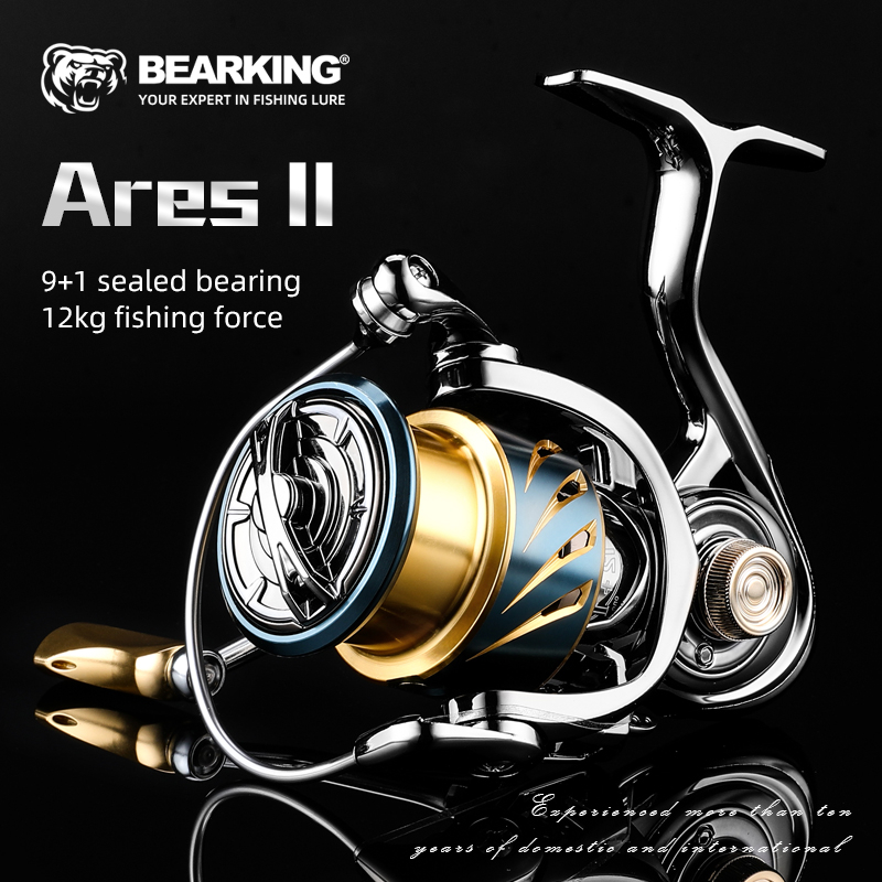 Bearking ยี่ห้อ TW-S Series แบริ่งสแตนเลส 5.5:1 รอกตกปลาระบบลาก 12Kg Max Power Spinning Reel ตก ...