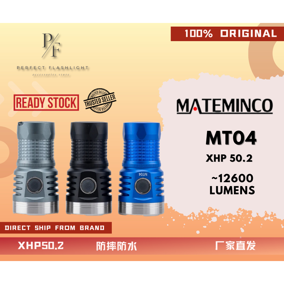 PerfectFlashlight Mateminco MT04 ขนาดเล็ก แบบพกพา XHP50.2 | Shopee Thailand
