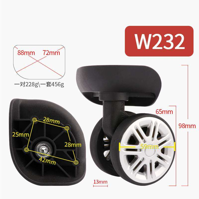 W232 Ginza รถเข็นกล่อง CA-Z อุปกรณ์ซ่อมกระเป๋าเดินทาง universal ล้อ ...