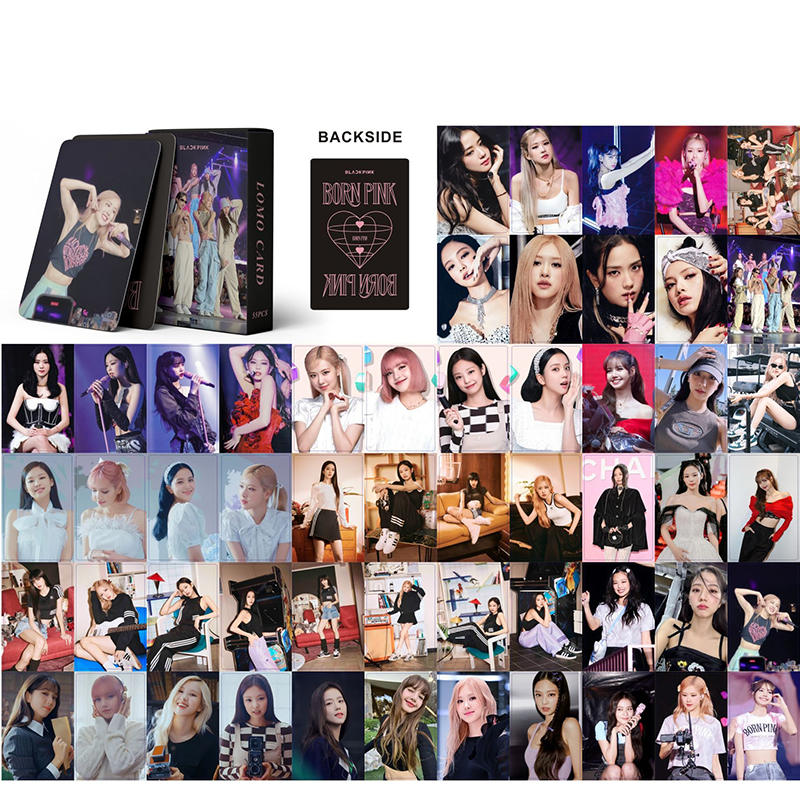 BLACKPINK การ์ด โปสการ์ด 7th anniversary BPTG KPOP LOMO Card 55 ชิ้น ...