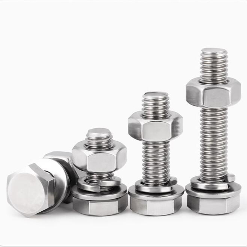 ชุดสกรู น็อต หกเหลี่ยม สเตนเลส 304 M6 | Shopee Thailand