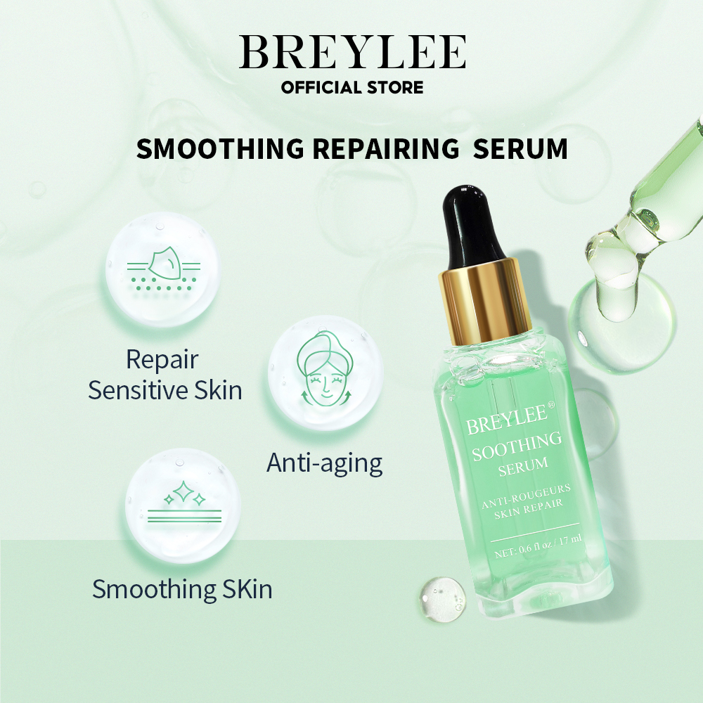 BREYLEE เซรั่มบำรุงผิว และช่วยลดรอยแดงบนใบหน้า สำหรับผิวบอบบาง เป็นสิว ...