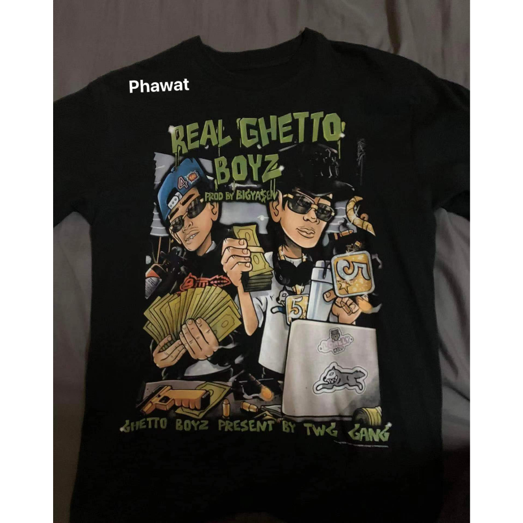 เสื้อยืด 1MILL&4BANG ราคาถูก 4MILL Bootleg T-shirt S-5XL | Shopee Thailand