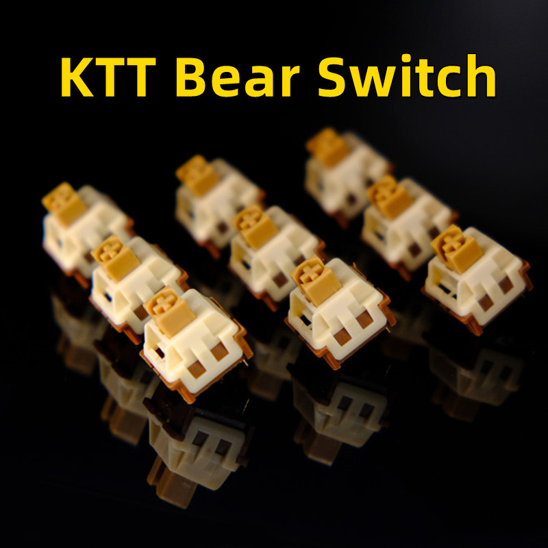 Ktt สวิตช์หมี 43 กรัม 5 Pins ปลั๊กร้อน เพลาบอดี้ผลิตโดย Bear Studio | Shopee Thailand