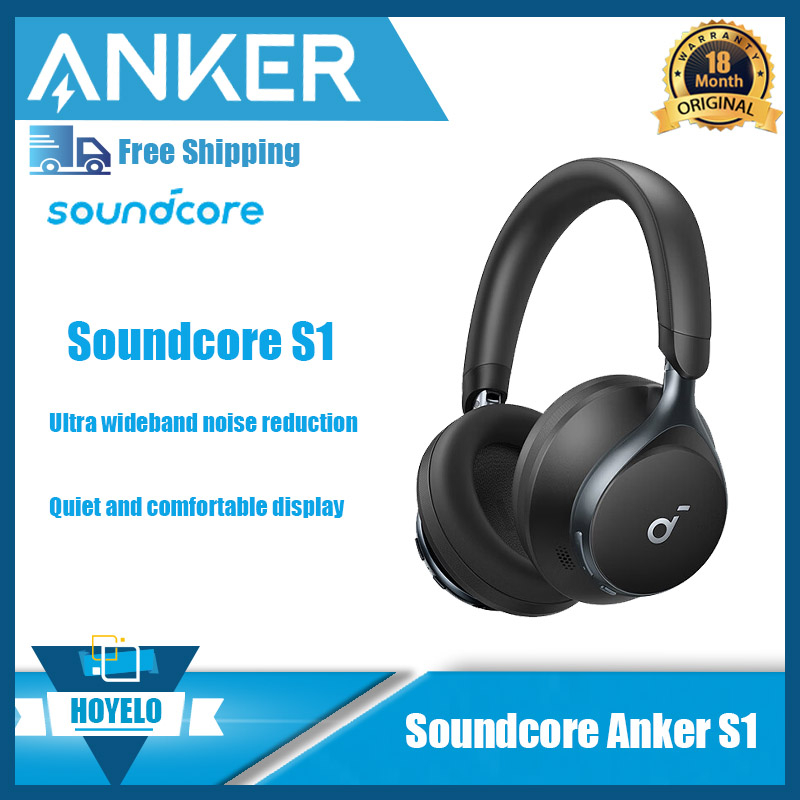 Anker Soundcore Space One S1 หูฟังบลูทูธไร้สาย LDAC Hi-Res ANC ตัดเสียงรบกวน สําหรับเล่นเกม ...