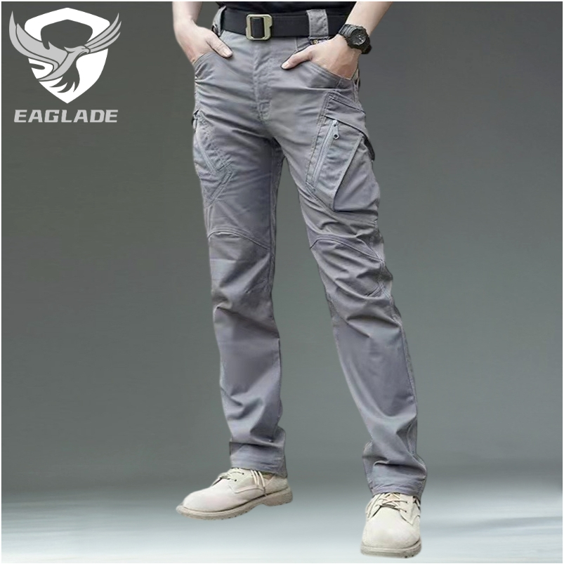 กางเกงคาร์โก้ผู้ชาย IX9/IX7-Cam S-3XL กันน้ำ ป้องกันคราบ ทนต่อการฉีกขาด ทนต่อการขัดถู มีด ทนทาน ...