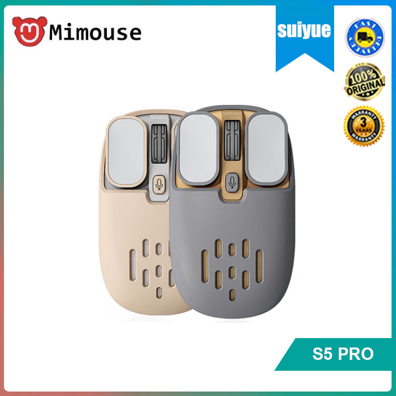 Mimouse S5Pro เมาส์ไร้สายบลูทูธ ควบคุมด้วยเสียง สําหรับคอมพิวเตอร์ โน๊ตบุ๊ค | Shopee Thailand