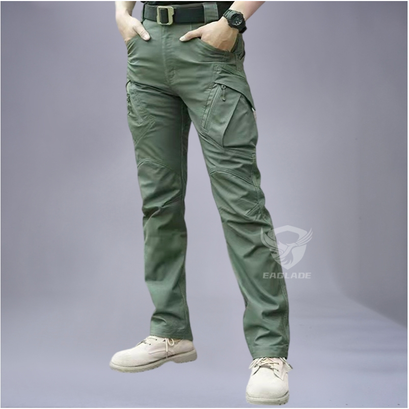 กางเกงคาร์โก้ผู้ชาย IX9/IX7-Cam S-3XL กันน้ำ ป้องกันคราบ ทนต่อการฉีกขาด ทนต่อการขัดถู มีด ทนทาน ...