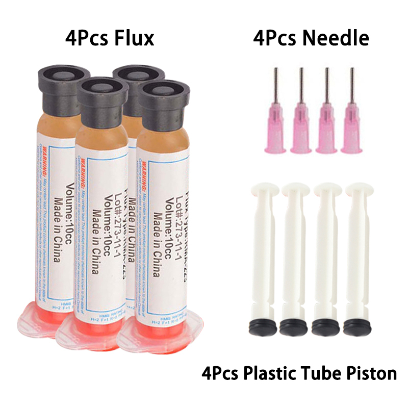 จาระบีบัดกรี 10cc พร้อมเข็ม RMA223 RMA-223 สําหรับซ่อมแซมชิป Led Bga ...