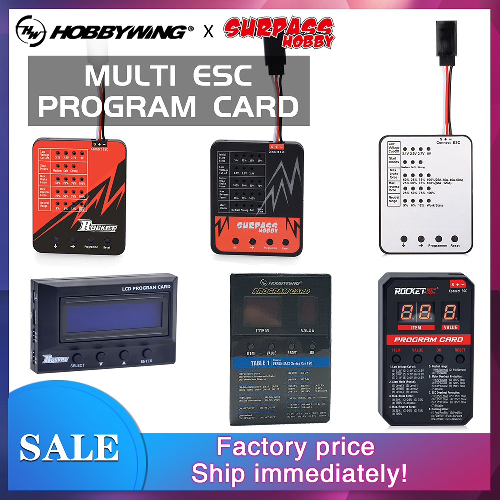 Surpasshobby การ์ดโปรแกรม LED สําหรับ Rocket Turbo TS160 V2 160A ...