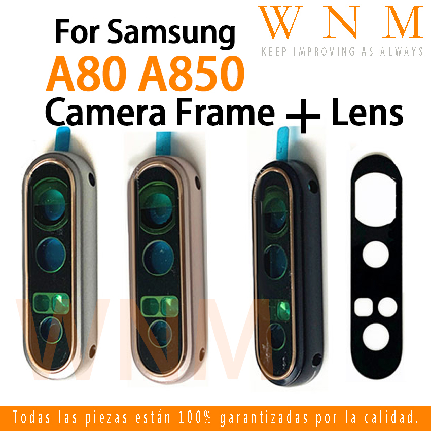 เลนส์กล้องด้านหลังสําหรับ Samsung Galaxy A80 A850 เลนส์กระจกด้านหลัง ...