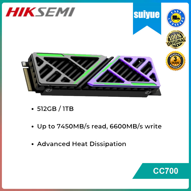 Hiksemi FUTURE 1TB 2TB / CC700 1TB 2TB PCIe 4x4 / NVMe M.2 2280 SSD | Shopee Thailand