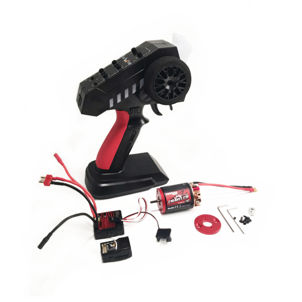 มอเตอร์แปรงถ่าน 6 ช่อง 60A ESC MN86S MN86 MN128 540 สําหรับรถบังคับ ...