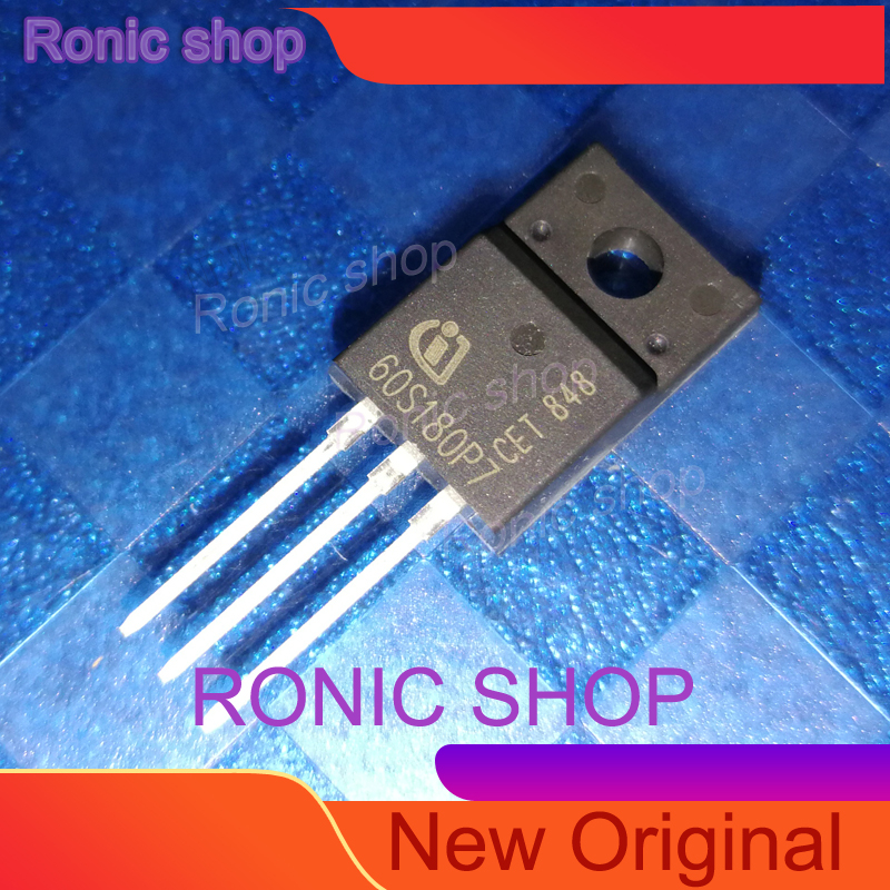 ทรานซิสเตอร์มอสเฟต 60S180P7 N-channel TO-220F TO220F 2 ชิ้น | Shopee ...