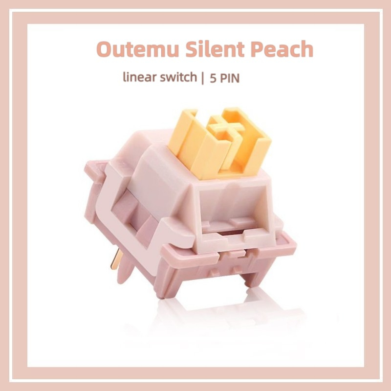 (10/30 PCS) Outemu Silent Peach V2 Switches [Linear] สวิตช์ คีย์บอร์ด 5 ...