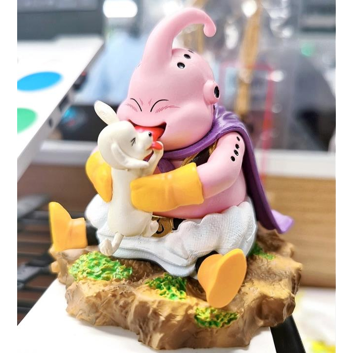 โมเดล dragon ball Majin Buu HY (Licking the Dog posture) 8 cm ตุ๊กตา ...
