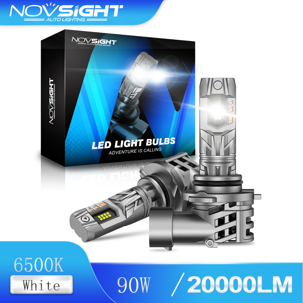 Novsight ไฟหน้ารถยนต์ LED N63 9005 HB3 1:1 90W 6500K 20000LM | Shopee ...