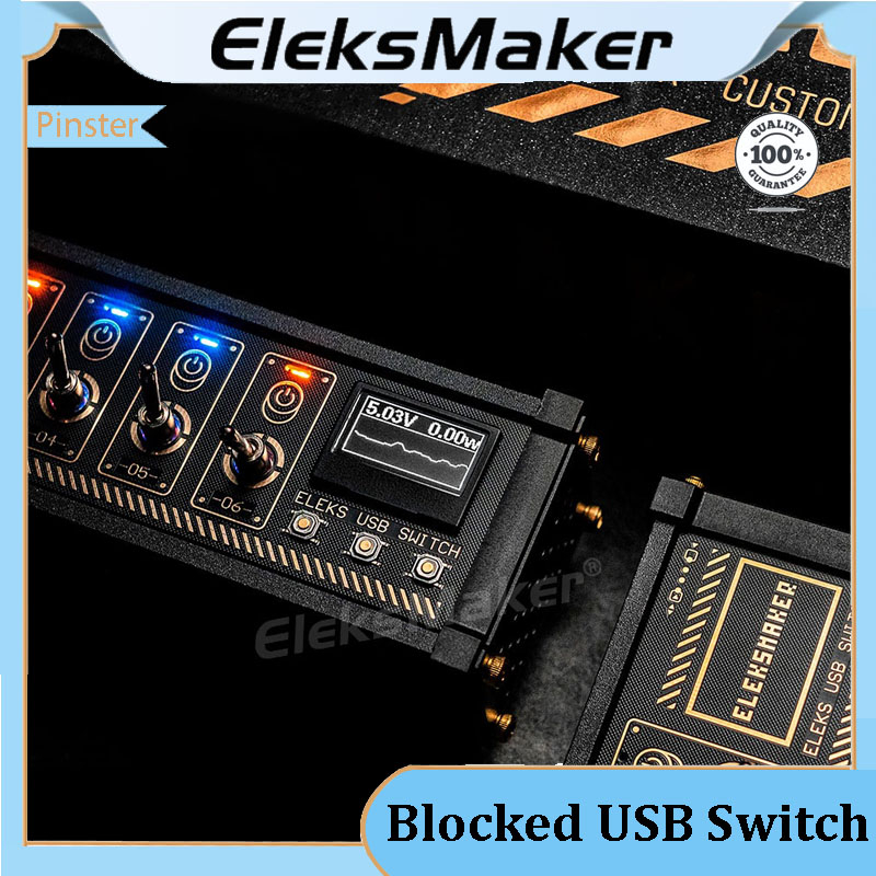 Em EleksMaker ปุ่มกดสวิตช์ควบคุม USB สไตล์เรโทร สําหรับตกแต่งโต๊ะ ...