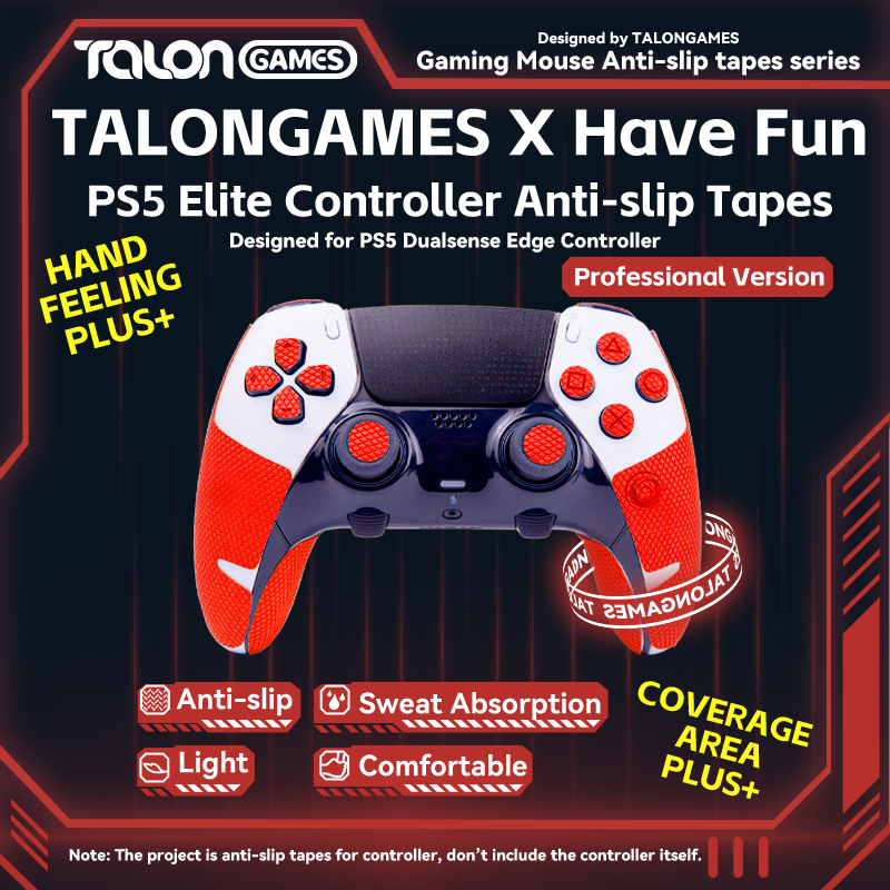 Talongames Pro Version Controller Grip Tape เข้ากันได้กับ Playstation 5 ...