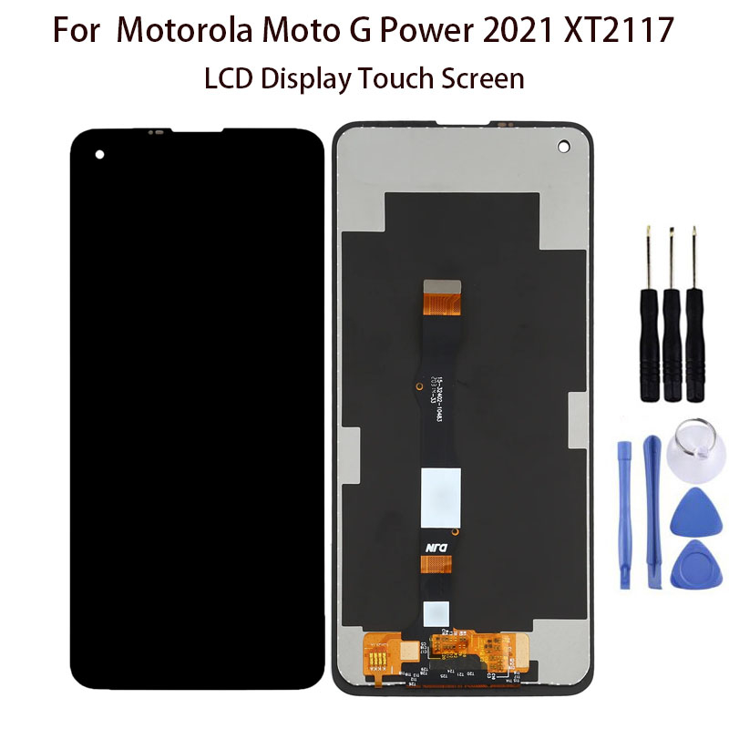 อะไหล่หน้าจอสัมผัส LCD แบบเปลี่ยน สําหรับ Motorola Moto G Power 2021 ...