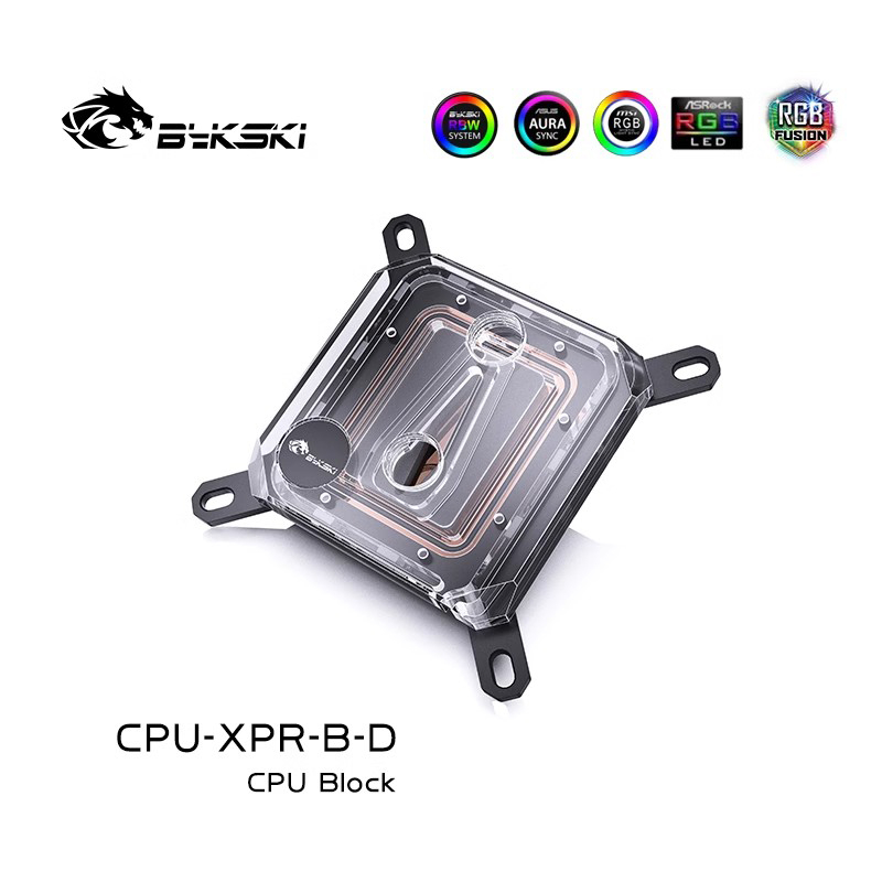 Bykski CPU Water Block ใช ้ สําหรับ INTEL LGA1700/1800/1200/115X ...