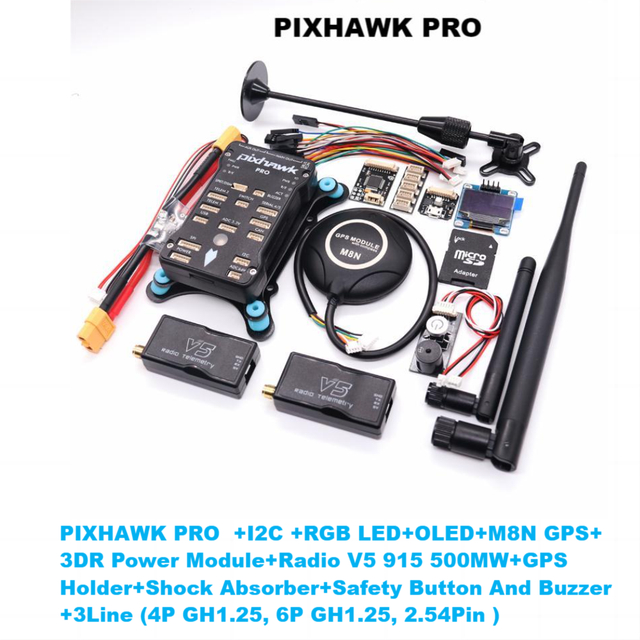 Pixhawk PX4 PRO PIX ตัวควบคุมการบิน 32 บิต พร้อมควอดคอปเตอร์บังคับ 4G ...
