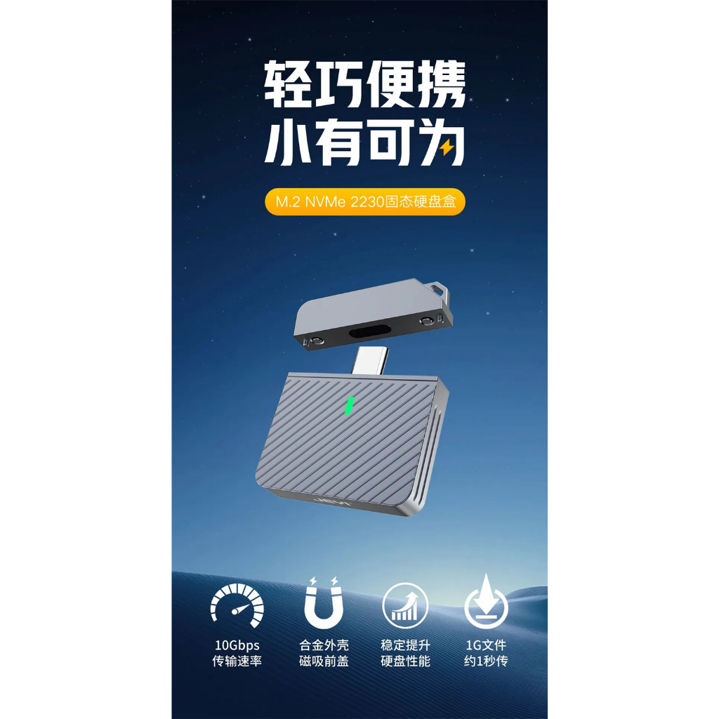 Zebra-C zebra 2230 In-Line m2 Solid nvme Hard Disk Box M.2 ภายนอก typec ...