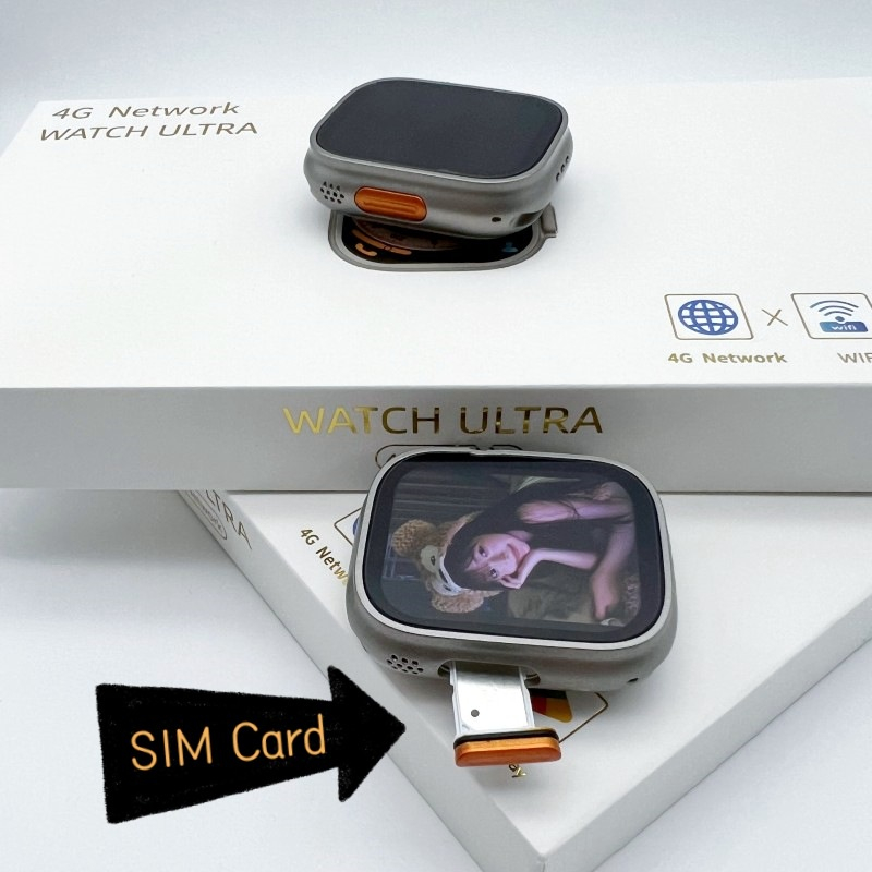 Dw89 Ultra 4G ซิมการ์ด สมาร์ทวอทช์ ผู้ชาย ผู้หญิง เด็ก WIFI GPS วิดีโอ ...