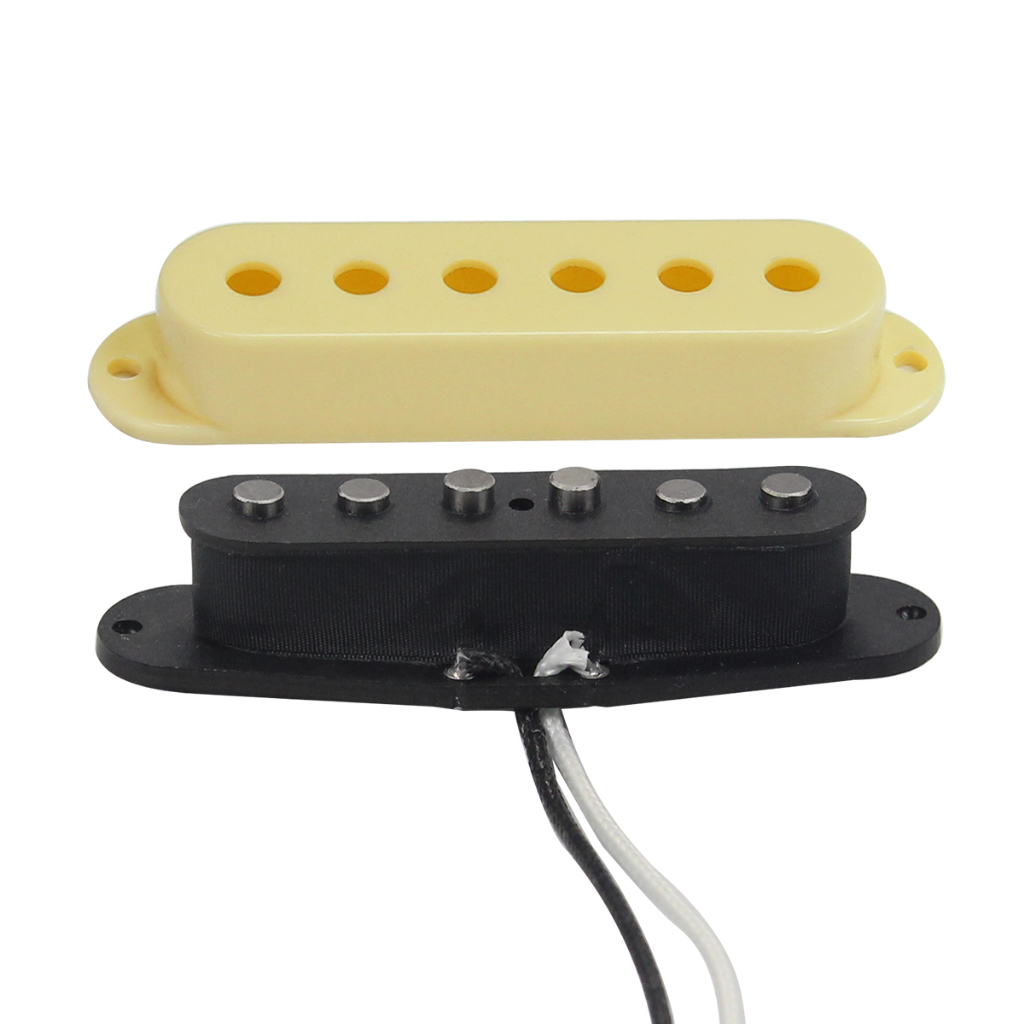 FLEOR 1PCS Staggered Top Vintage Alnico 5 ST Single Coil Pickup กีตาร์ ...