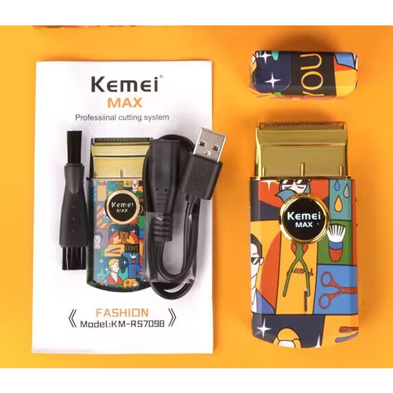 Kemei KM-Max2092 ปัตตาเลี่ยนตัดผมไฟฟ้า ชาร์จ Usb สําหรับผู้ชาย KM ...