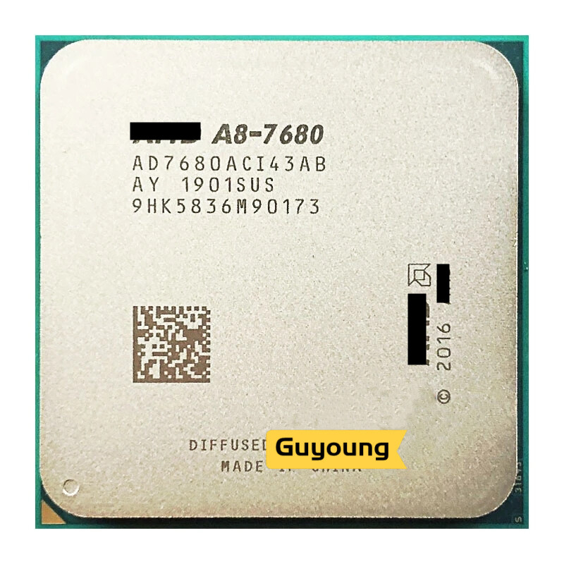 Yzx A8-Series A8-7680 A8 7680 ซ็อกเก็ตโปรเซสเซอร์ CPU Quad-Core Quad ...