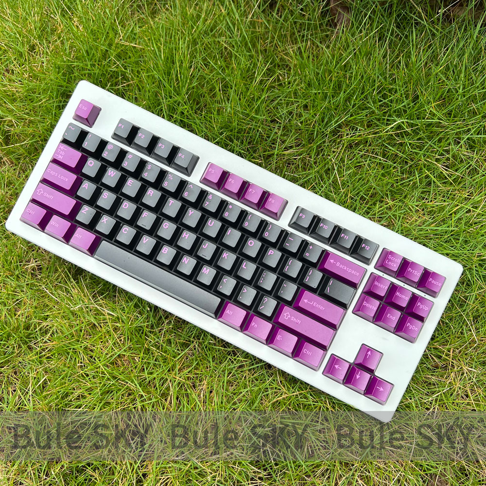 GMK Black Lotus keycaps Double shot Cherry profile 152keys PBT material ...