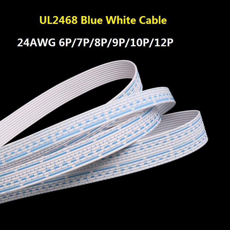 Ul2468 สายเคเบิลเชื่อมต่อ 24AWG 6 7 8 9 10 12P เป็นมิตรกับสิ่งแวดล้อม ...