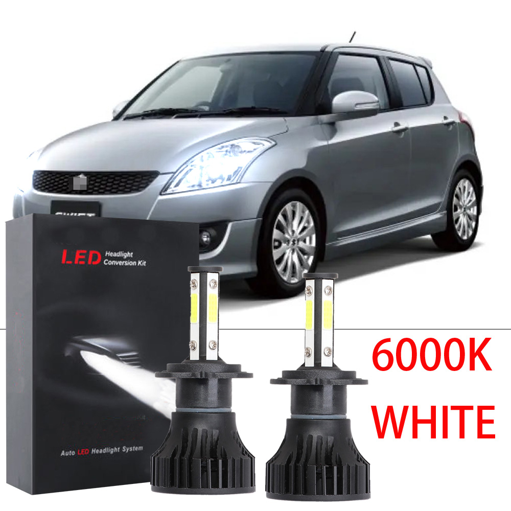 ชุดหลอดไฟหน้า LED 6000K LHL X15 สีขาว สําหรับ Suzuki Swift 2016 2015 ...