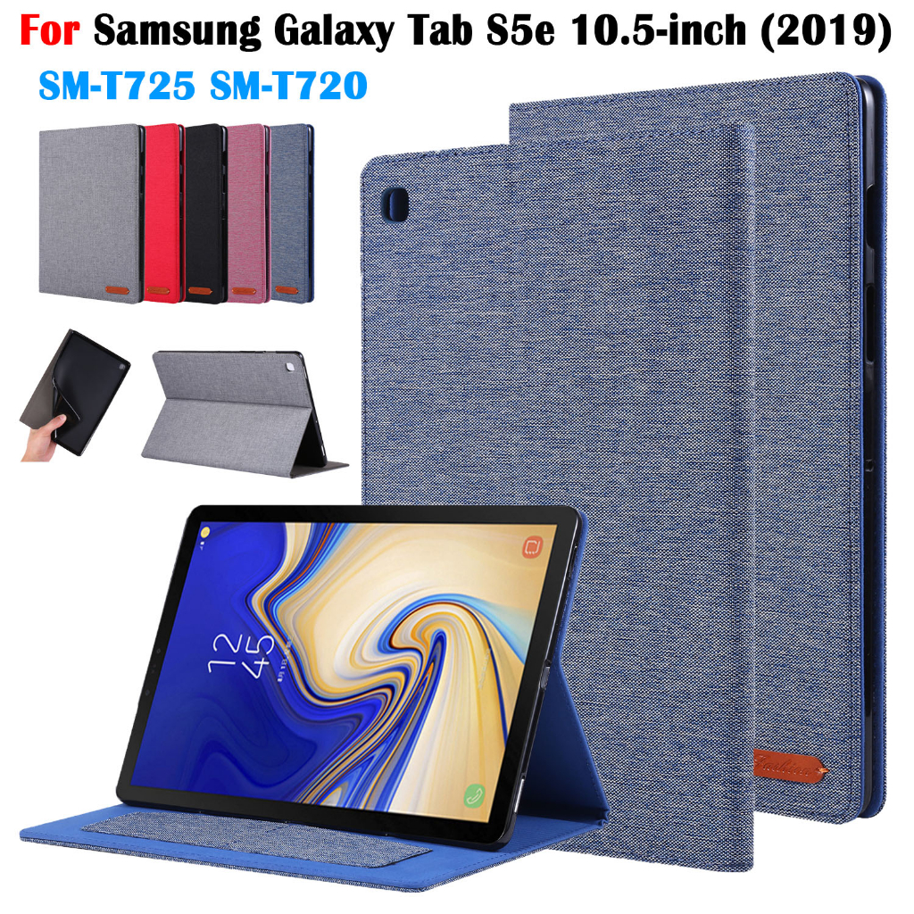 สําหรับ Samsung Galaxy Tab S5e 10.5- นิ้ว (2019) คุณภาพสูง PU หนังฝา ...