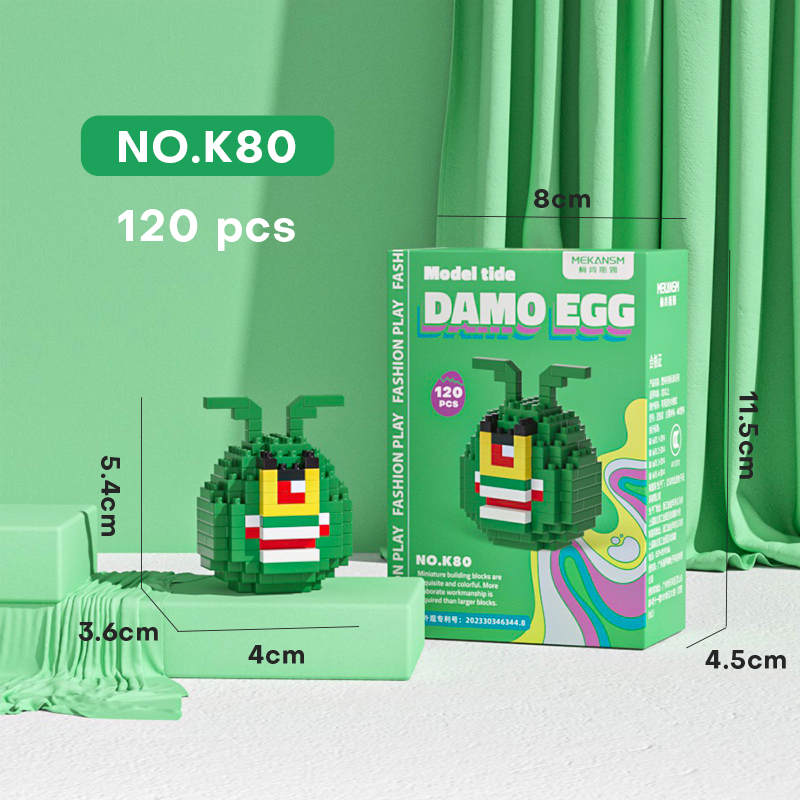 Damo EGG บล็อคตัวต่อ รูปการ์ตูนน่ารัก ของเล่นสําหรับเด็ก | Shopee Thailand