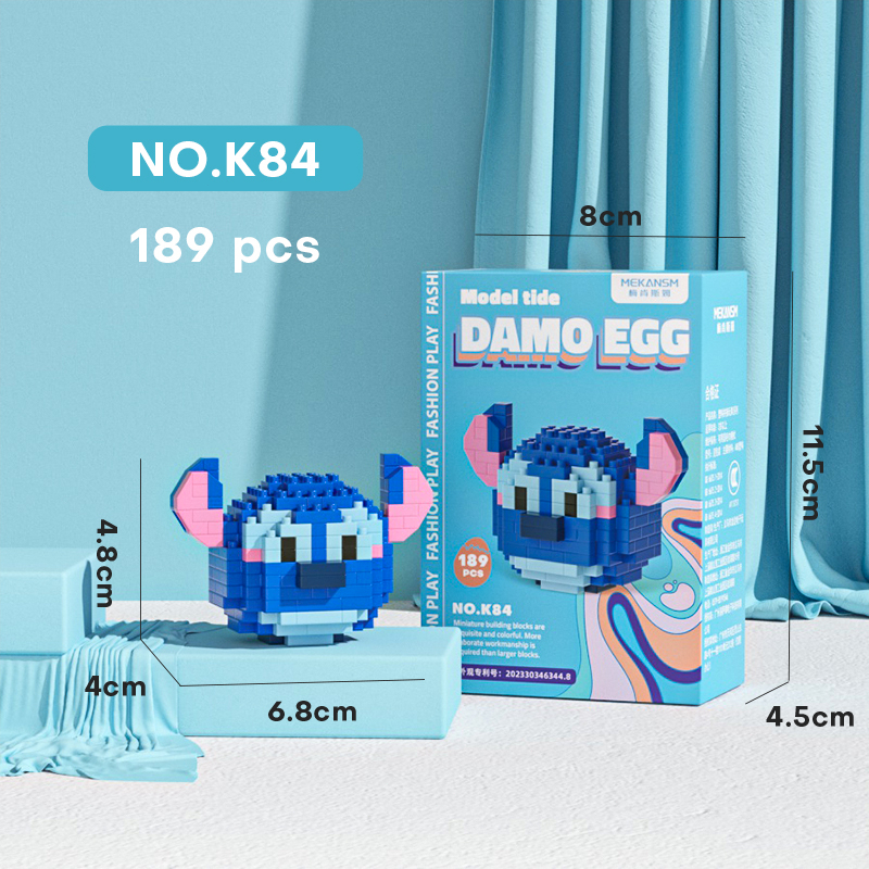 Damo EGG บล็อคตัวต่อ รูปการ์ตูนน่ารัก ของเล่นสําหรับเด็ก | Shopee Thailand