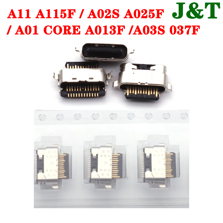 50pcs สําหรับ Samsung A11 A115F A02S A025F A01 Core A013F A03S 037F USB ...