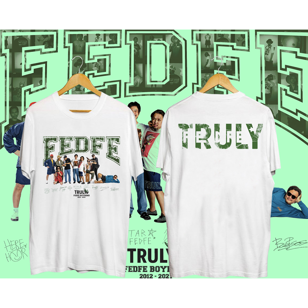 เสื้อยืดพิมพ์ลาย FEDFE x TRULY T-Shirt S-5XL | Shopee Thailand