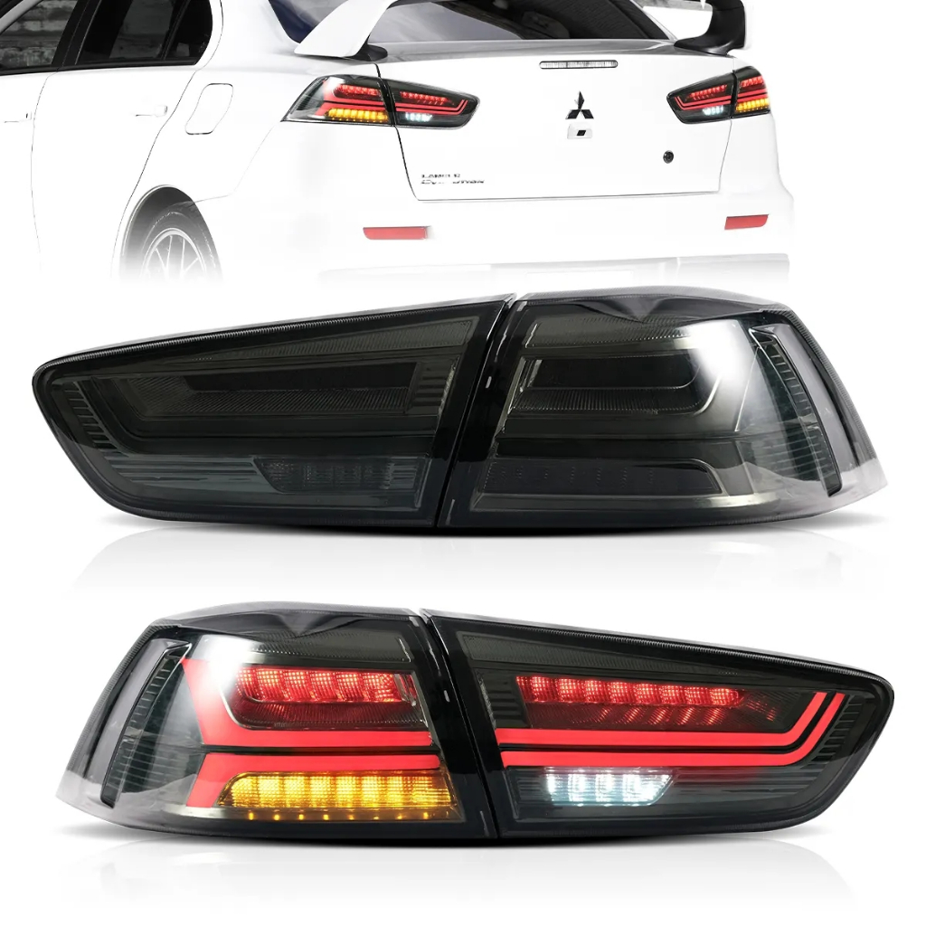 2008-2017 Mitsubishi Lancer & EVO X Vland ไฟท้าย LED เต็มรูปแบบ พร้อมไฟ ...