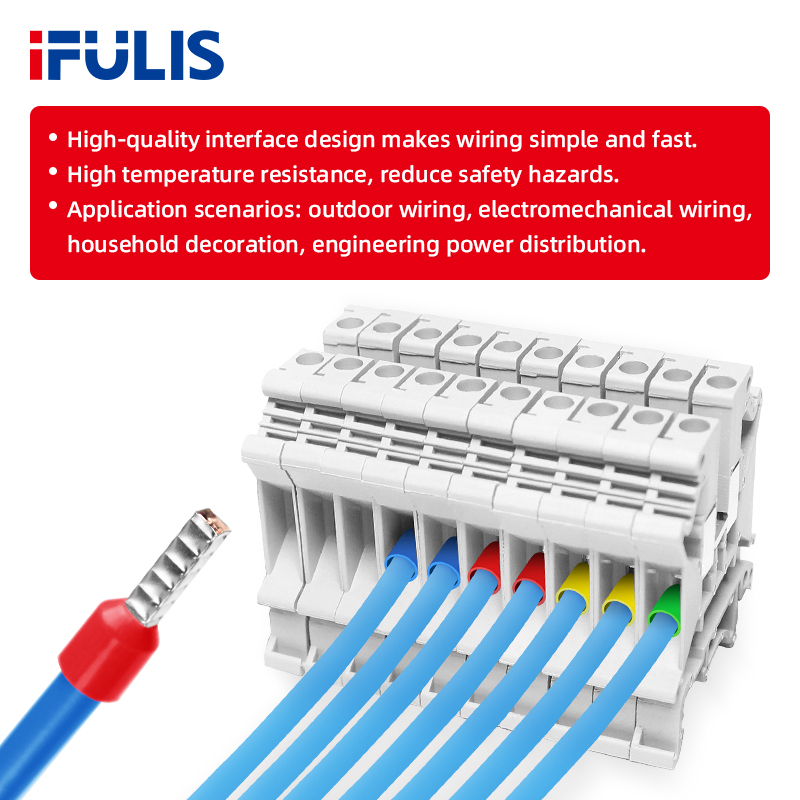 Ve ขั้วต่อสายไฟ E0308 E16-12 E25-16 E35-16 E50-20 | Shopee Thailand
