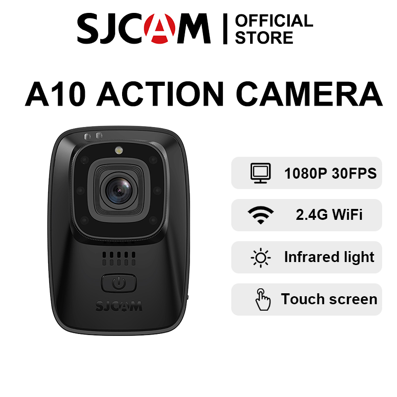 Sjcam A10 กล้องแอคชั่น กล้องติดตัวตำรวจ Full HD 1080p Police Body ...
