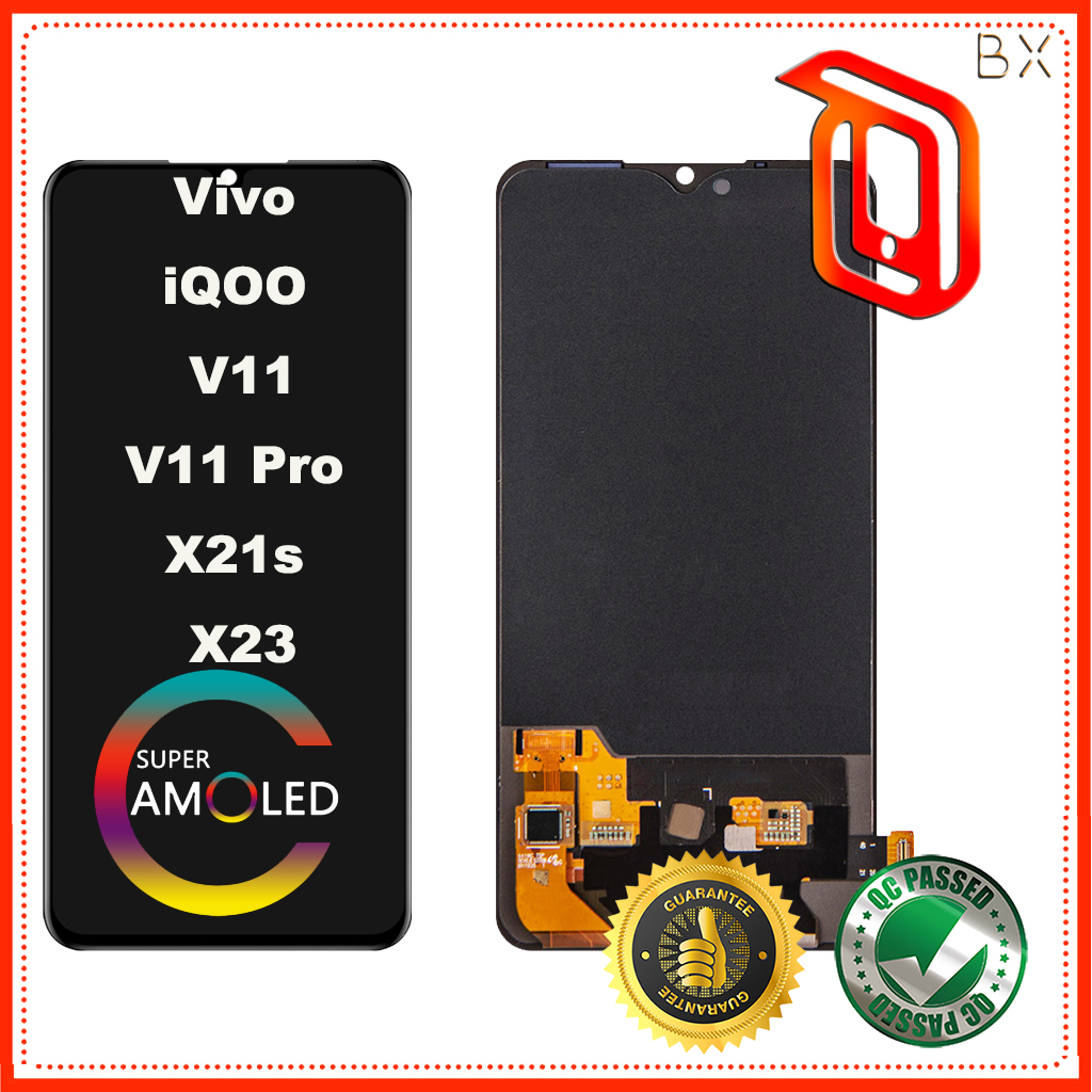 หน้าจอสัมผัสดิจิทัล LCD 6.41 นิ้ว สําหรับ Vivo iQOO V11 V11 Pro 1804 X21 X21s X23 V1809A ...