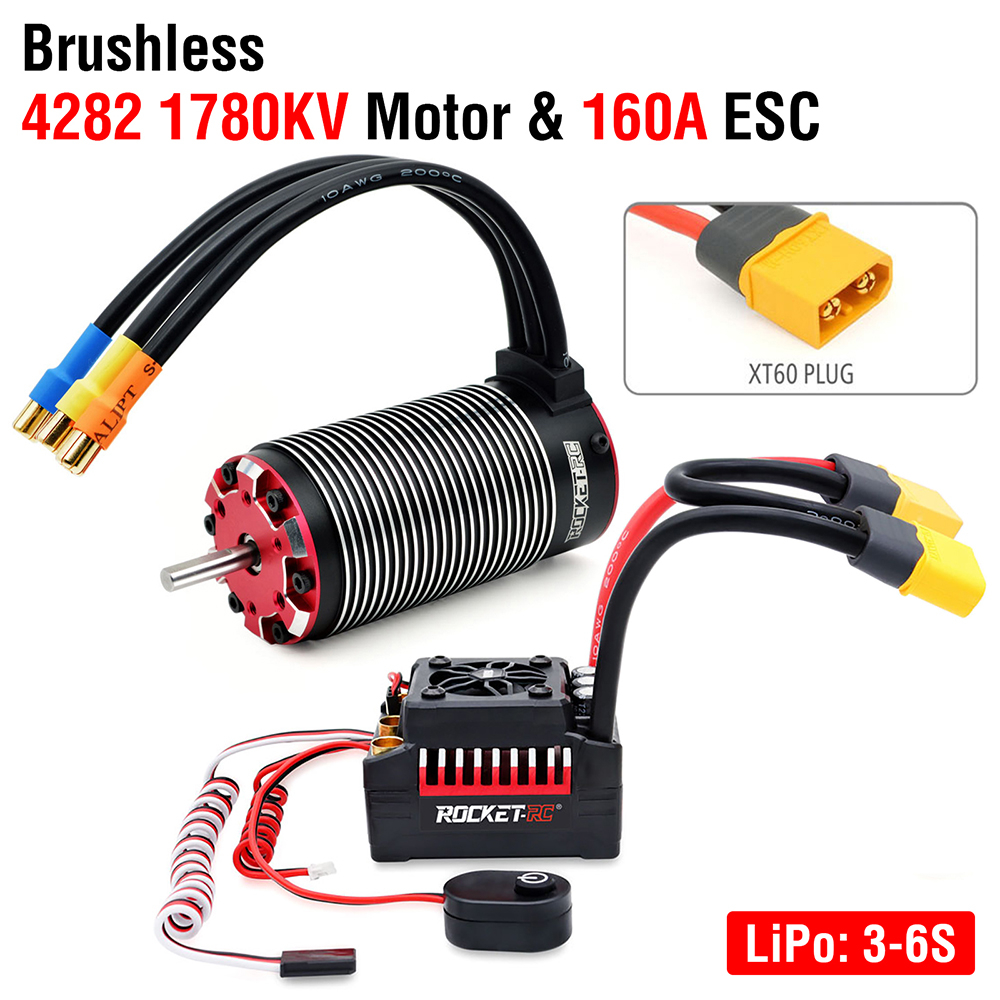 มอเตอร์ไร้แปรงถ่าน ESC Surpass Hobby Rocket-RC Brushless Motor และ ESC ...