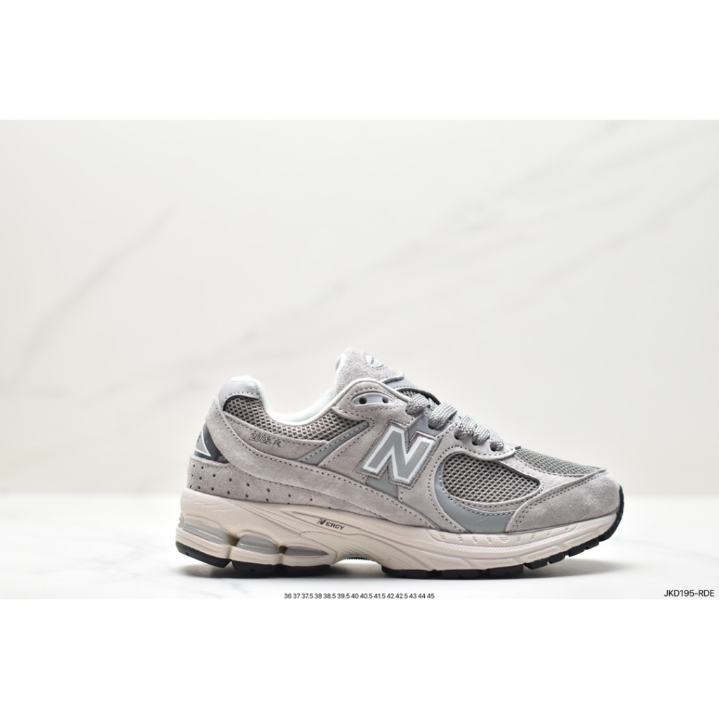 New Balance NB 2002R รองเท้าวิ่งย้อนยุคผู้ชายผู้หญิงสไตล์เดียวกันสีเทา ...