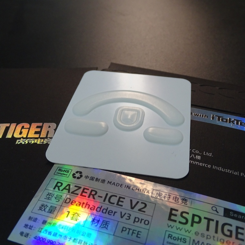 Esports Tiger ICE V2 รุ่นเมาส์ฟุตเมาส์สเก็ตสําหรับ Razer DeathAdder V3 ...