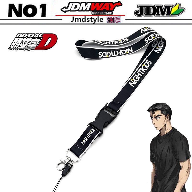 Jdm พวงกุญแจเชือกเส้นเล็ก สําหรับ Initial D Night Kids Car Gadgets Man ...