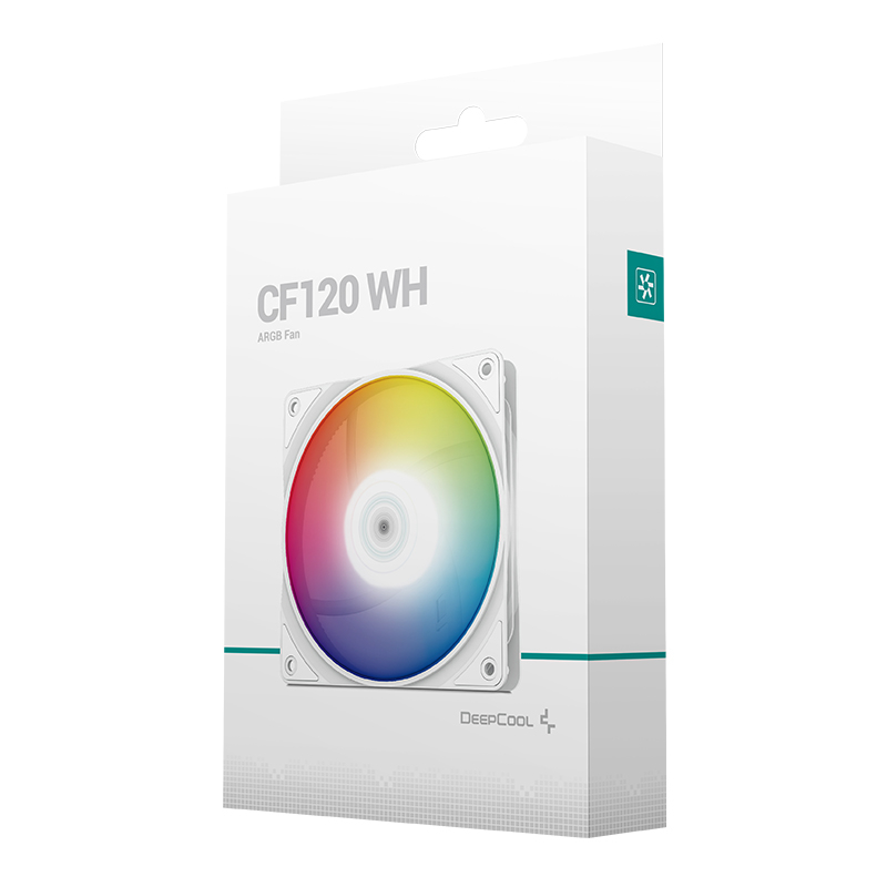 Deepcool CF120 WH ARGB พัดลม CPU 120 มม. 3 IN 1 พัดลม PC สีขาว 5V 3PIN เมนบอร์ด ซิงค์ไฟ | Shopee ...